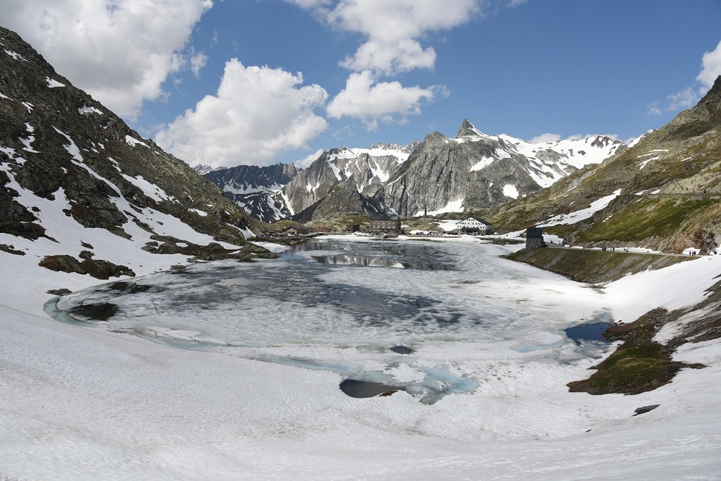 Hiking around the Great St. Bernard pass is an amazing alpine experience